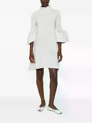 CFCL Ruffled Bell-sleeve Mini Dress