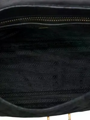 Prada 2010-2026 Impuntu Tessuto Chain Flap Shoulder Bag