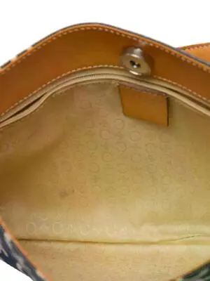Celine 2000 C Macadam Denim Shoulder Bag