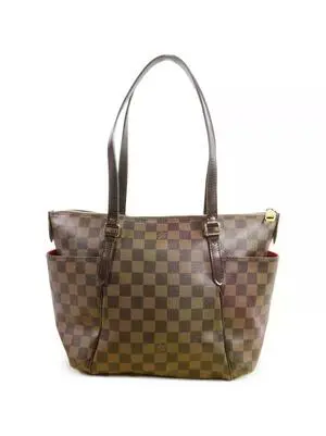 LOUIS VUITTON Pm Damier Totally Shoulder Bag - Brown