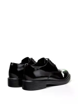 Camper Twins Floral-print Leather Lace-up Shoes
