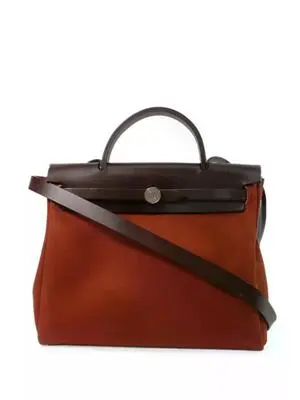 Hermès Herbag Pm Tote Bag - Orange