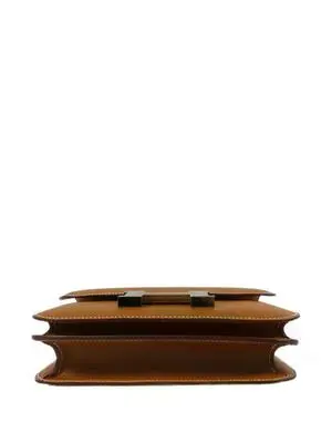 Hermès 2021 Mini Constance Epsom Cross Body Bag - Brown