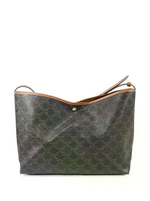 Celine Triomphe Macadam Shoulder Bag