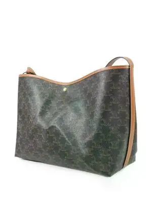 Celine Triomphe Macadam Shoulder Bag