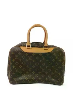 LOUIS VUITTON Deauville Monogram Tote Bag - Brown