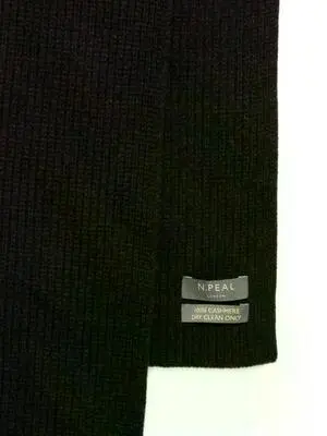 N.peal Ribbed Cashmere Scarf