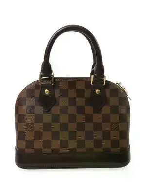 LOUIS VUITTON Bb Alma Tote Bag - Brown
