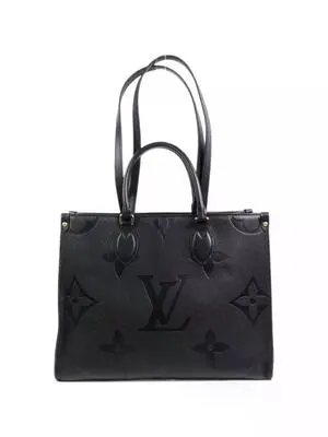 LOUIS VUITTON Mm On The Go Tote Bag - Black