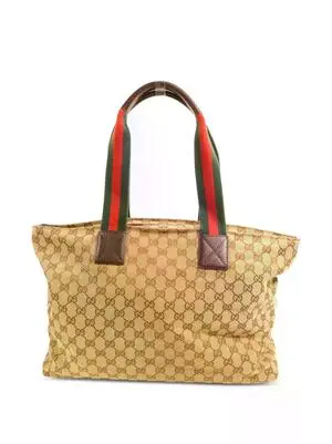 Gucci Gg Supreme Web Tote Bag