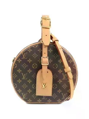LOUIS VUITTON Petite Boite Chapeau Monogram Canvas Tote Bag - Brown