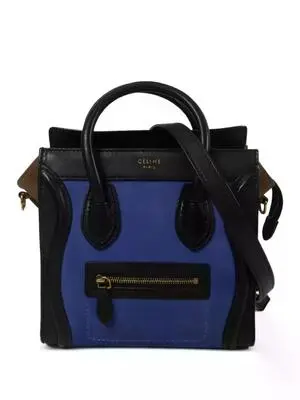 Celine Nano Luggage Tote Bag - Black