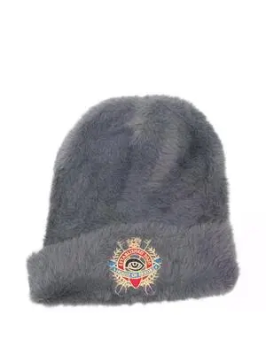 HOUSE OF ERRORS Logo-patch Beanie Hat - Grey