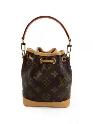 LOUIS VUITTON Nano Noe Monogram Canvas Tote Bag