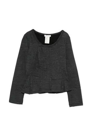 Comme Des Garçons 2010s Panelled Long-sleeve Top - Grey