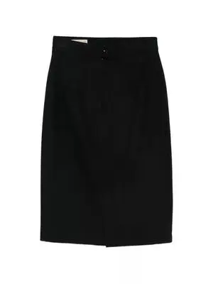 Versace 1980s High-waisted Pencil Midi Skirt