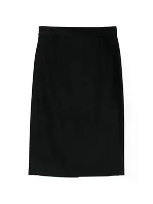 Versace 1980s High-waisted Pencil Midi Skirt