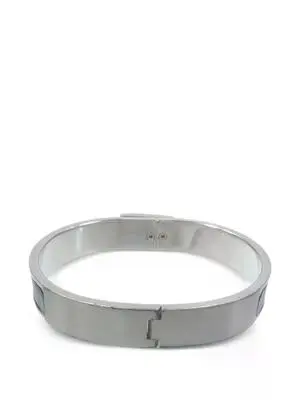 Hermès Jet Enamel Bracelet - Silver
