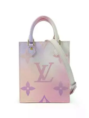 LOUIS VUITTON Petit Sac Plat Monogram Giant Tote Bag - Pink