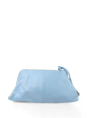 Bottega Veneta Trine Angular Clutch Bag - Blue