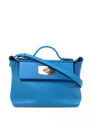 Hermès 2021 Mini 24/24 Shoulder Bag - Blue