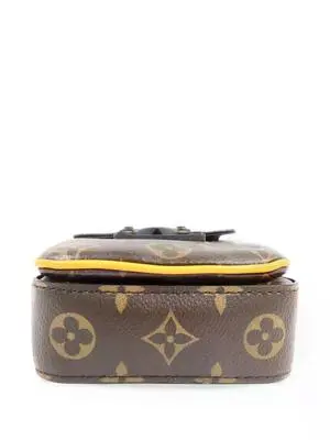 LOUIS VUITTON S-lock Monogram Macassar Shoulder Bag