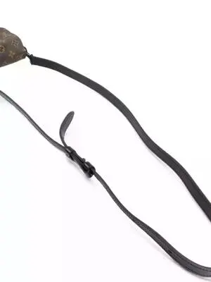 LOUIS VUITTON S-lock Monogram Macassar Shoulder Bag