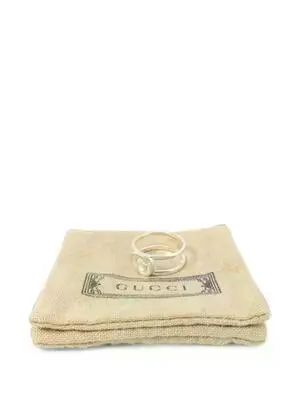 Gucci Interlocking G Ring - Silver