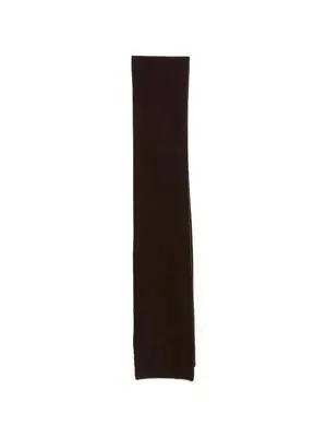 N.peal Ribbed Cashmere Scarf - Red