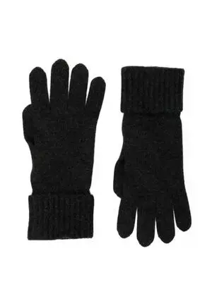 N.peal Ribbed-cuff Gloves - Grey