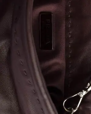 Prada Nappa Leather Smartphone Pouch - Brown