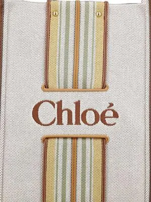 Chloé Woody Loop Canvas Tote