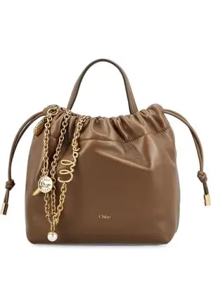 Chloé Chloé Women Chloé Icons Leather Mini Bucket Bag Multicolor