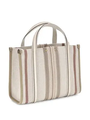 Chloé Woody Loop Small Canvas Tote - Multicolor