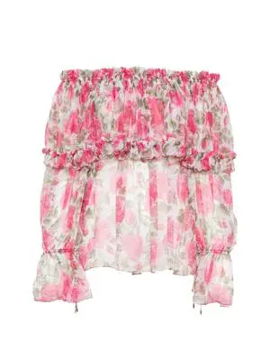 Chloé Printed Silk Blouse - Multicolor