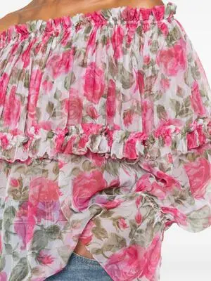 Chloé Printed Silk Blouse