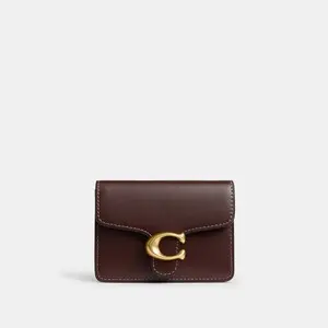 COACH Tabby Card Case - Brass/maple