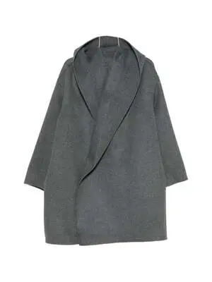 TOTEME Wool Hooded Coat - Multicolor