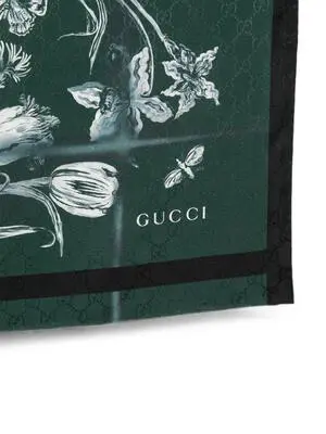 Gucci Printed Silk Foulard