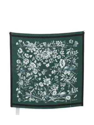 Gucci Printed Silk Foulard - Multicolor