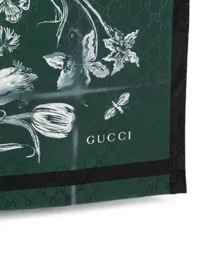 Gucci Printed Silk Foulard - Multicolor