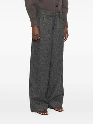 Brunello Cucinelli Wool Trousers - Multicolor