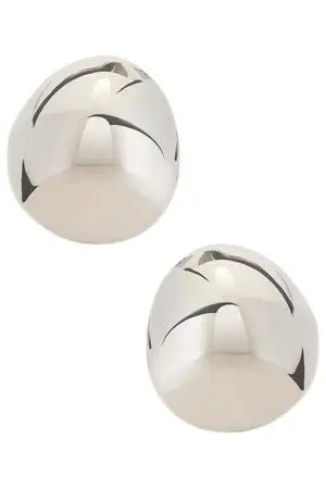 Alaïa Dome Medium Earrings - Argent 2