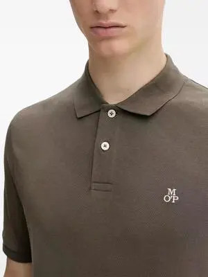 Marc O'polo Logo-embroidered Piqué Polo Shirt