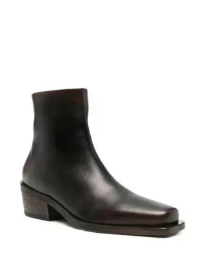 Marsèll Square-toe Ankle Boots