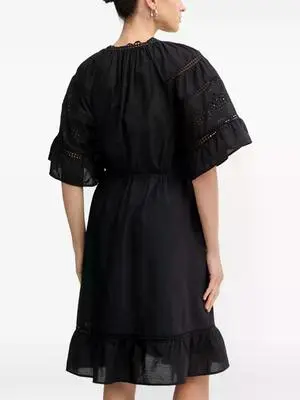 Marc O'polo Broderie-anglaise Ruffled Mini Dress