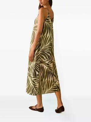 PENNYBLACK Palm-print V-neck Dress