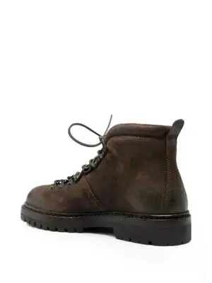 Officine Creative Lace-up Leather Hiking Boots