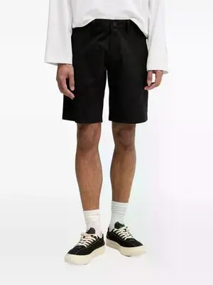 Marc O'polo Logo-embroidered Chino Shorts - Black
