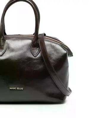 MARC ELLIS Softy Leather Tote Bag - Brown